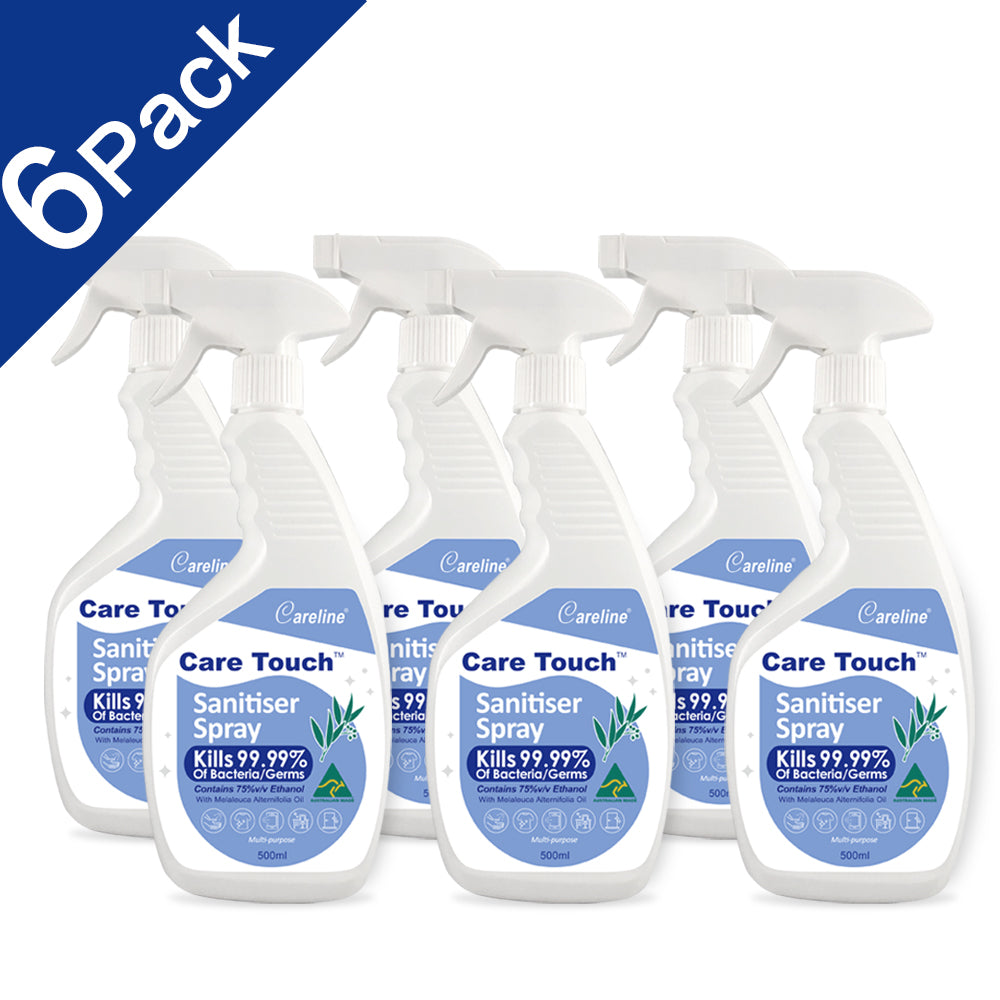 Care Touch Value Pack Sanitiser Spray 500ml x 6 – Shop Careline